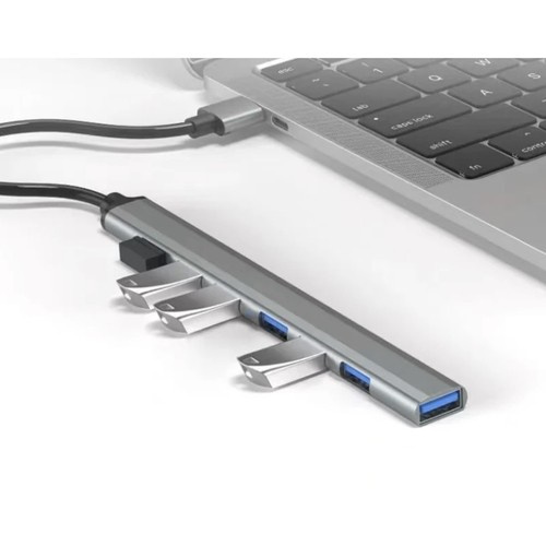 USB Hub 7 Portar | USB A till 1x USB 3.2 och 6x USB 2.0 | Megabilligt.se